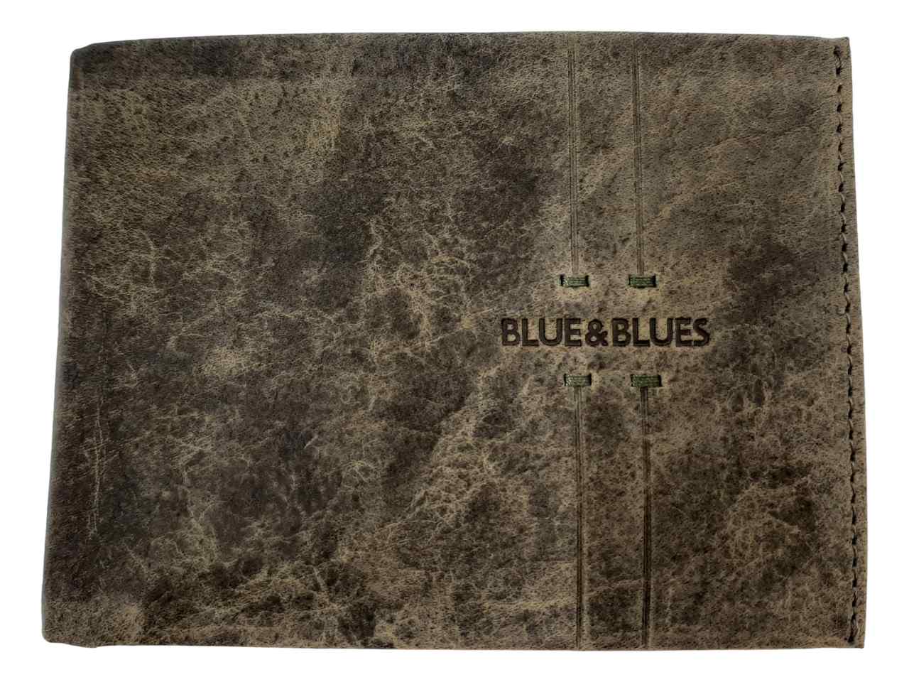 Ανδρικό Δερμάτινο Πορτοφόλι- Μεγάλο Blue & Blues BSH 1 – Souvenir Shop